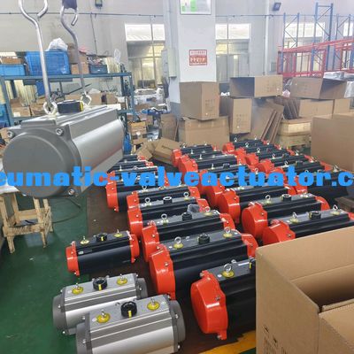 Dual Action Pneumatic Actuator 90 Degree Oem Pneumatic Actuated Ball Valve